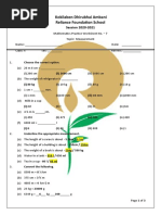 ASSET Practice Questions Class 5 Set-1 | PDF