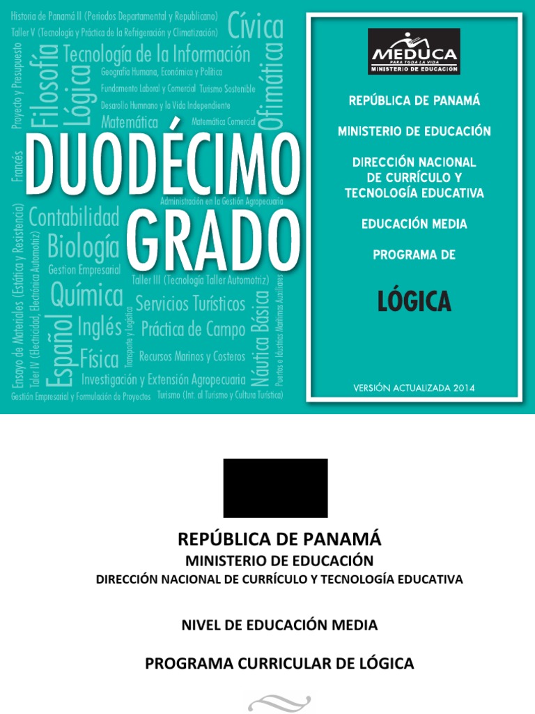 Programa de Lógica 12o | PDF | Aprendizaje | Plan de estudios