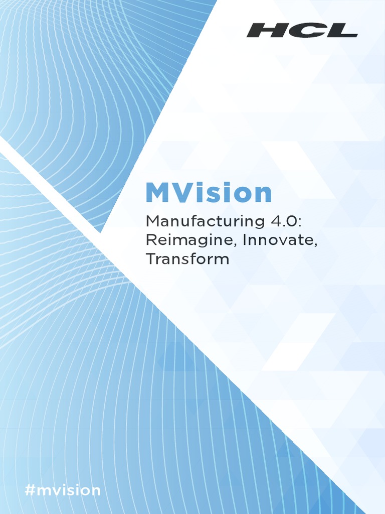 Manufacturing MVision Brochure - HCL Technologies | PDF | Automation ...