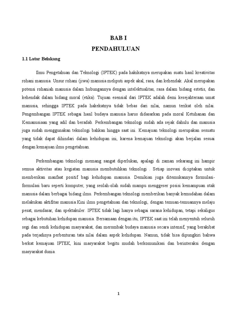 Makalah Iptek | PDF | Ilmu Sosial