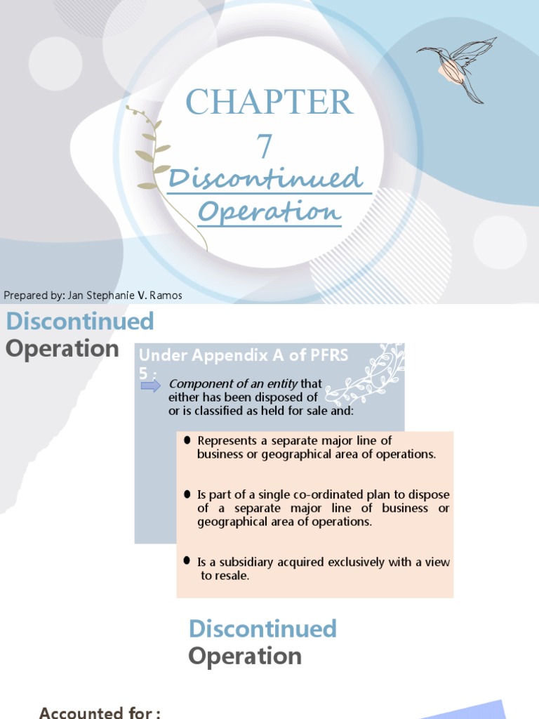 Understanding Discontinued Operations | PDF | Business | Computers