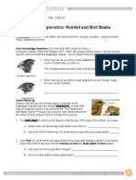 Beaks of Finches Lab Activity Guide | PDF | Ecological Niche | Birds
