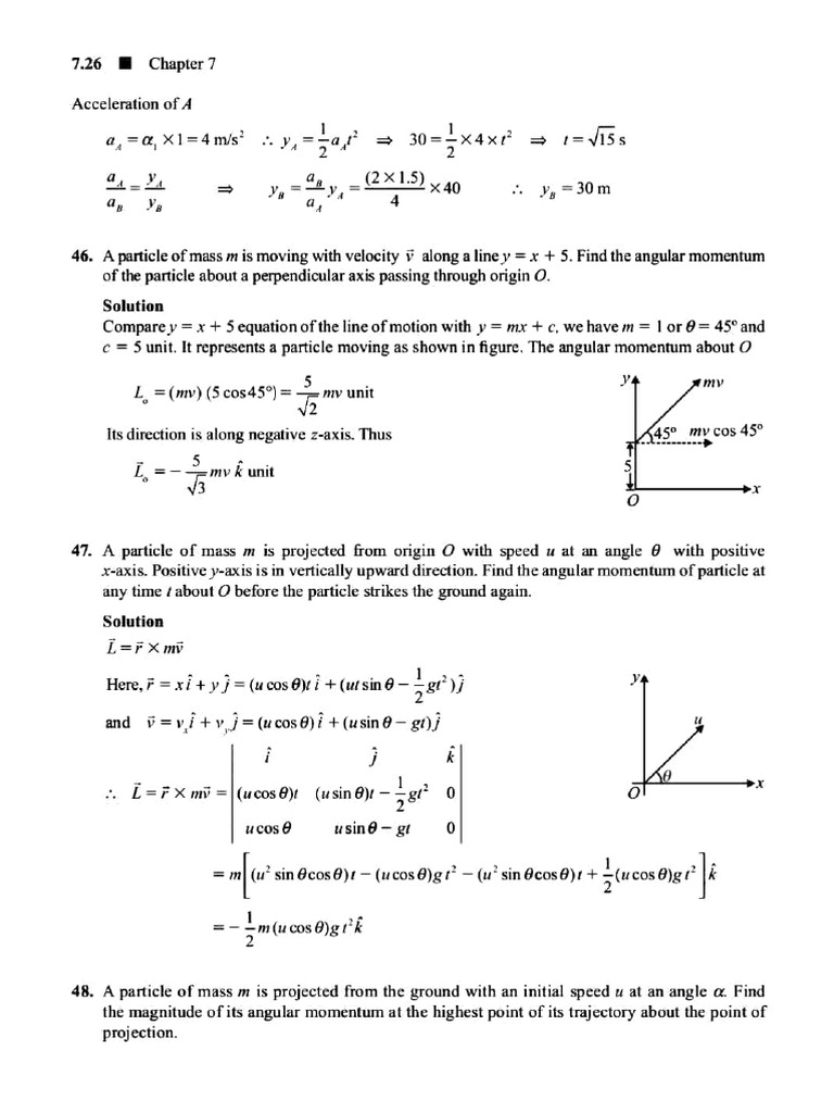 Rotational Mechanics 2 | PDF | Rotation Around A Fixed Axis | Angular ...