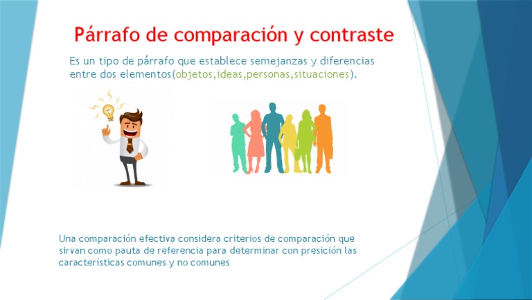 Cómo escribir un párrafo efectivo de comparación y contraste utilizando ...