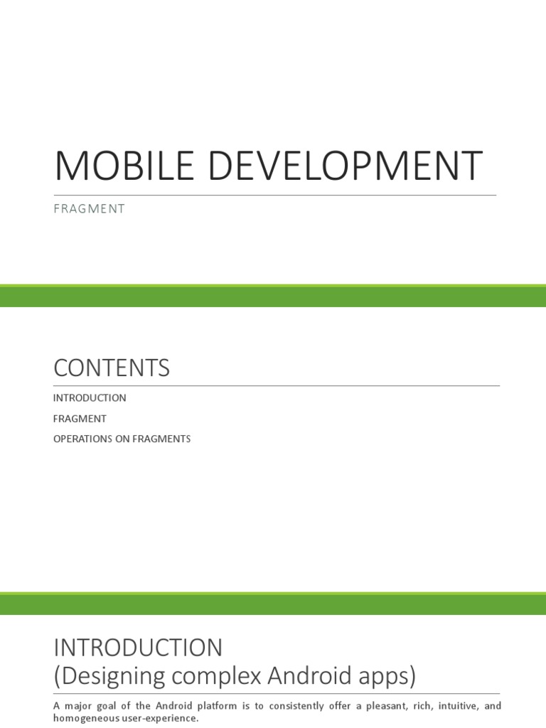 Chapter06-Fragments Publish | PDF | Method (Computer Programming ...