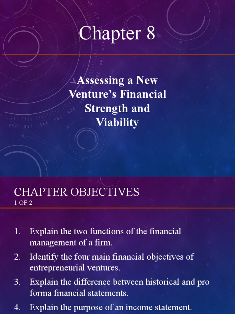 Assessing A New Venture's Financial Strength and Viability | PDF ...