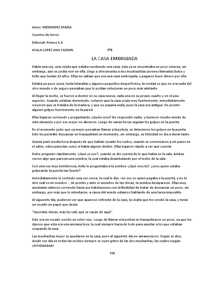 La Casa Embrujada | PDF