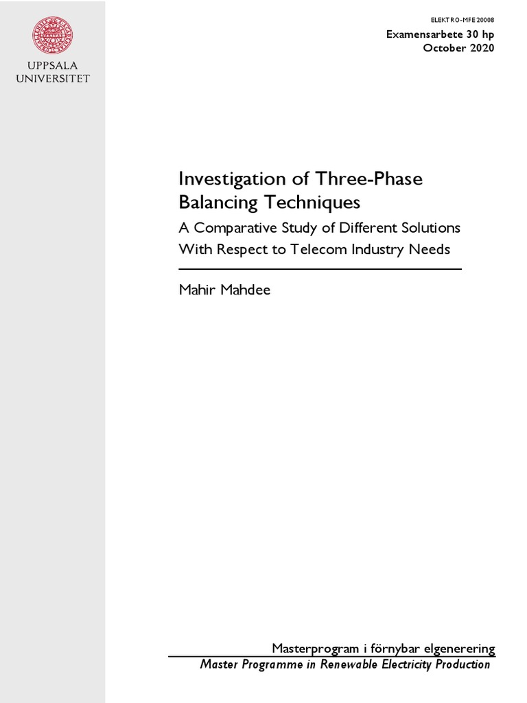 Automatic Three Phase Load | PDF | Electric Power Distribution ...