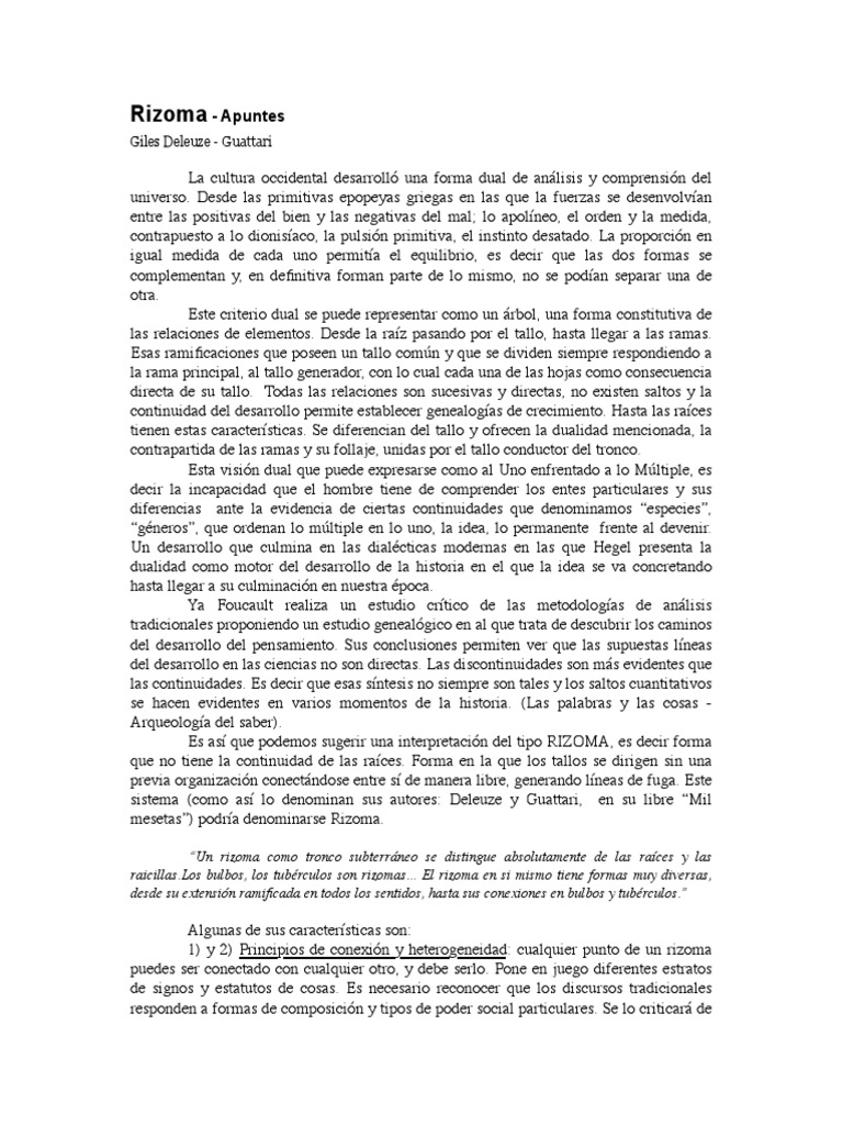 Rizoma | PDF | Tallo de la planta | Dimensión