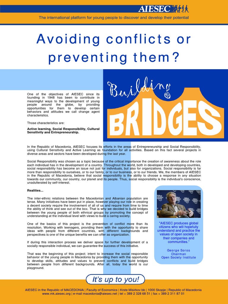 01 Building Bridges Proposal | PDF | Attitude (Psychology) | Value (Ethics)