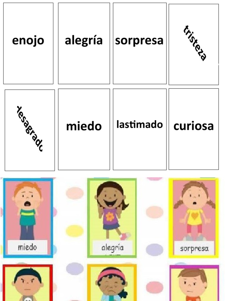 Memorama de Las Emociones | PDF