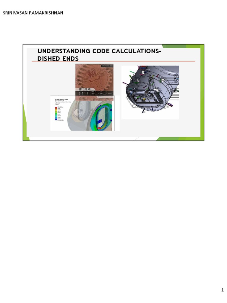 Ellipsoidal Dished Ends | PDF | Sphere | Mechanical Engineering