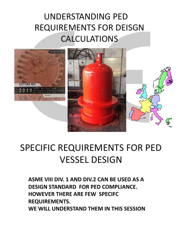 Understanding Ped For Asme Vessels | PDF | Safety | Pressure