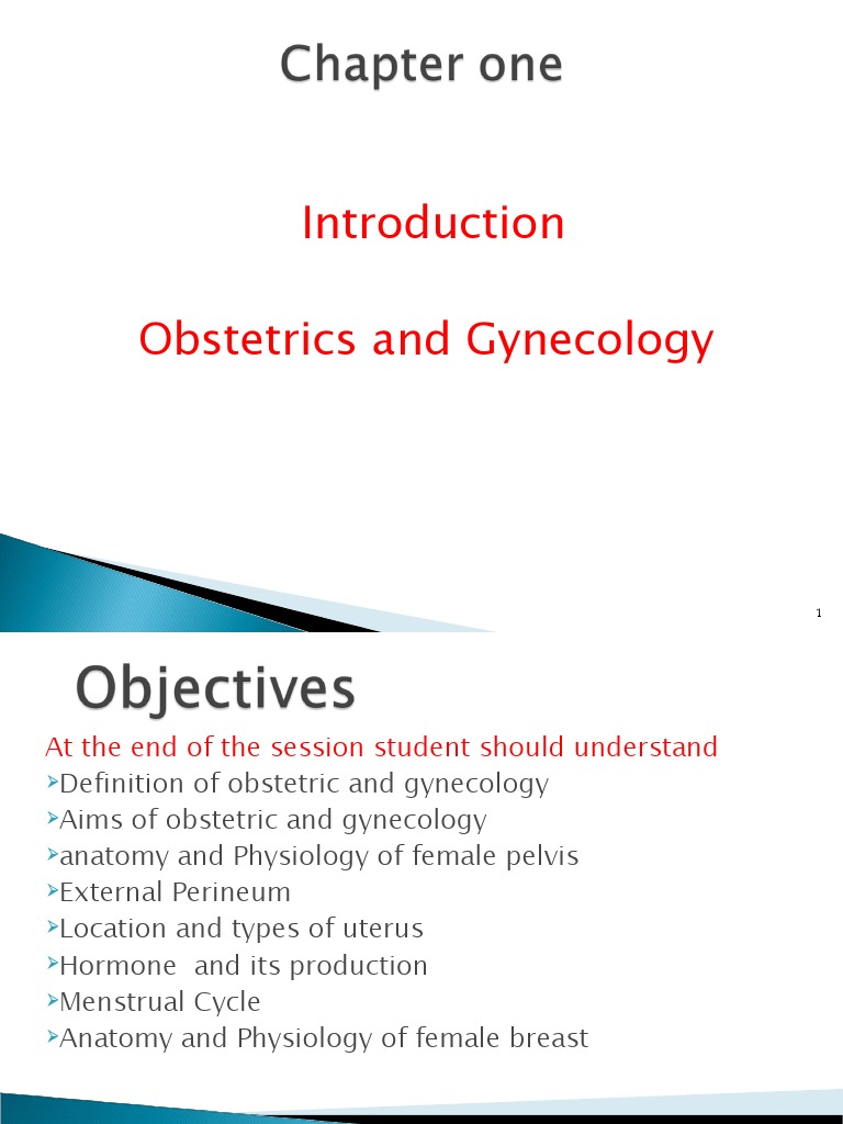 Introduction to Obstetrics and Gynecology | PDF