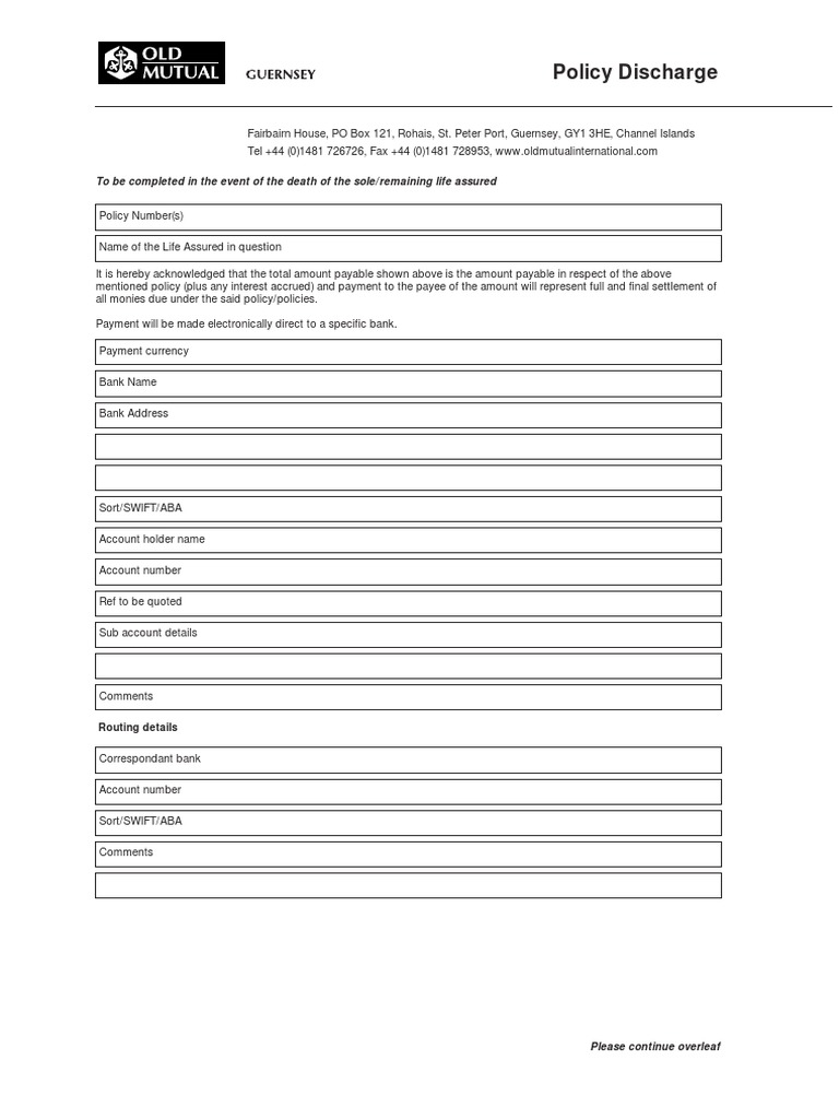 Discharge Form (Death) - 1 | PDF