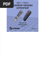 Control Remoto STEREN RM-260 | PDF | Control remoto | Informática