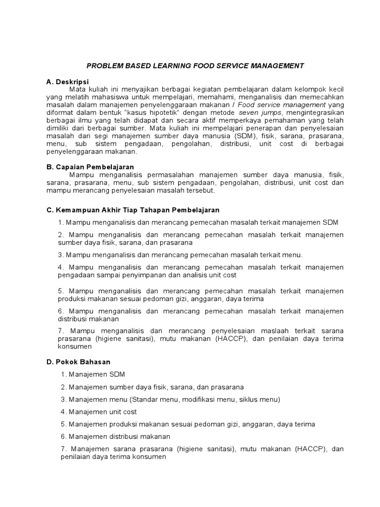 Format Laporan PBL FSM | PDF