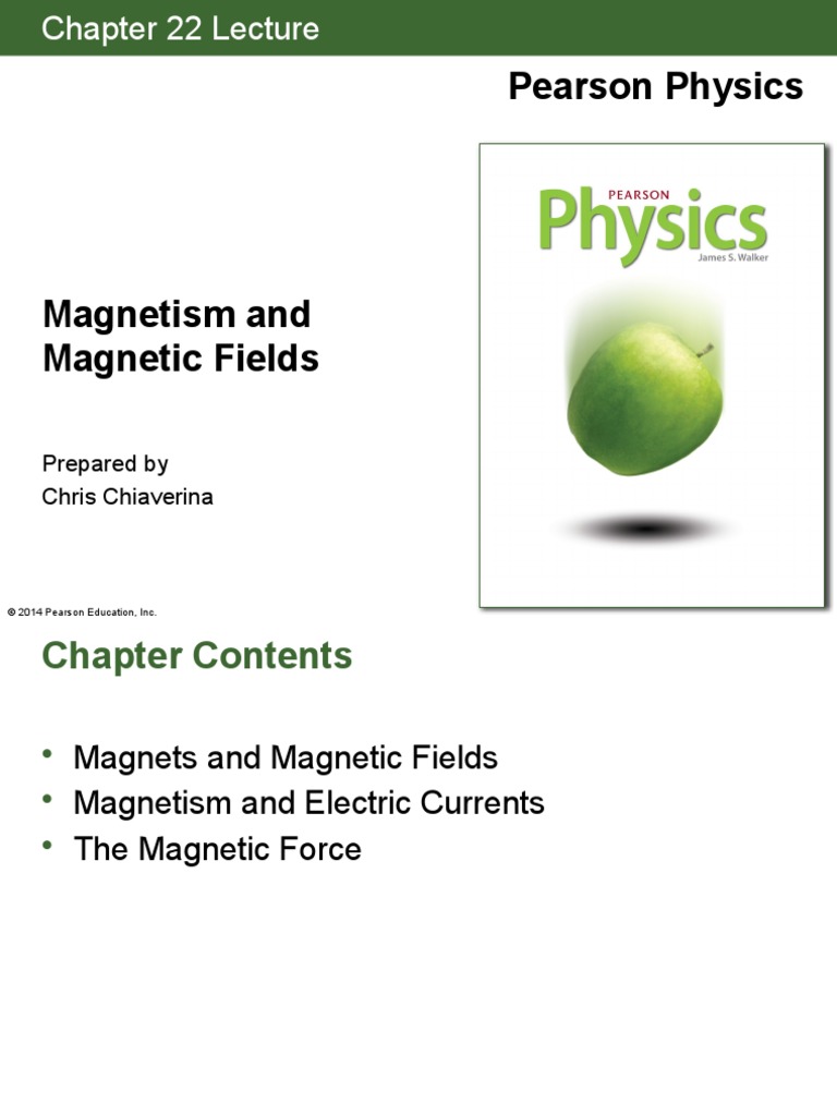 Pearson Physics: Prepared by Chris Chiaverina | PDF | Magnetic Field ...