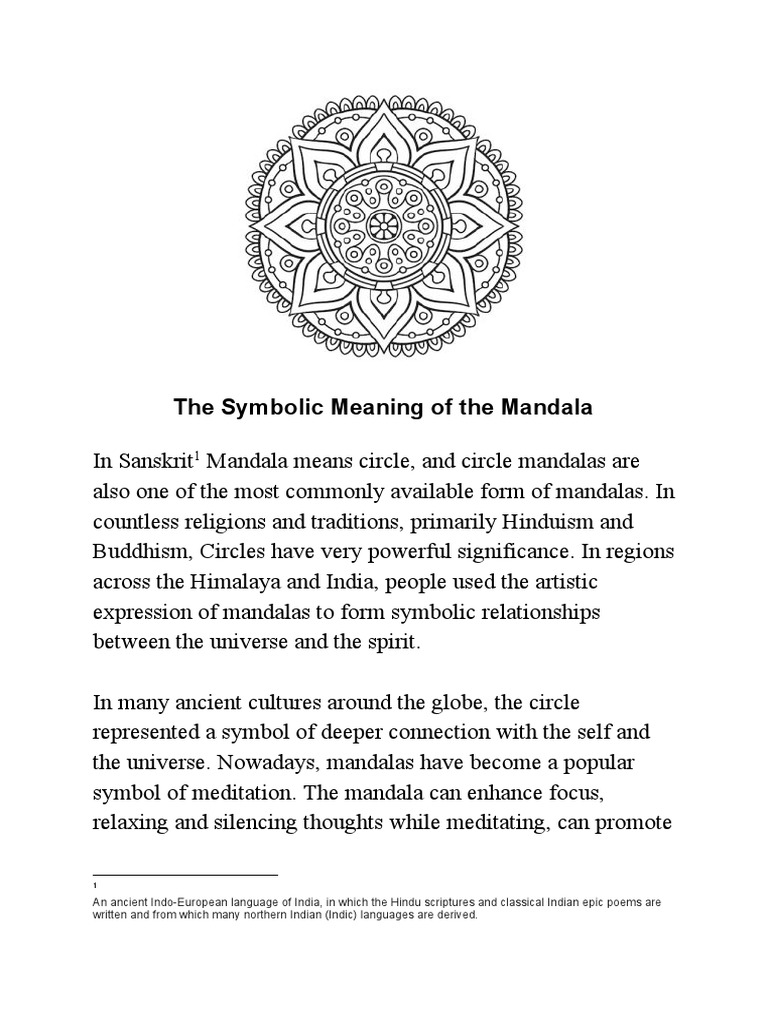 Spiritual Significance of Mandalas | PDF | Religion & Spirituality