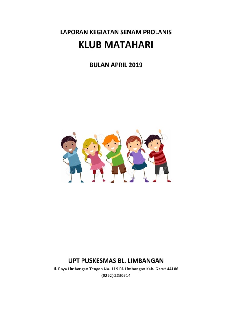 Format Laporan Kegiatan Senam Prolanis 2019 | PDF