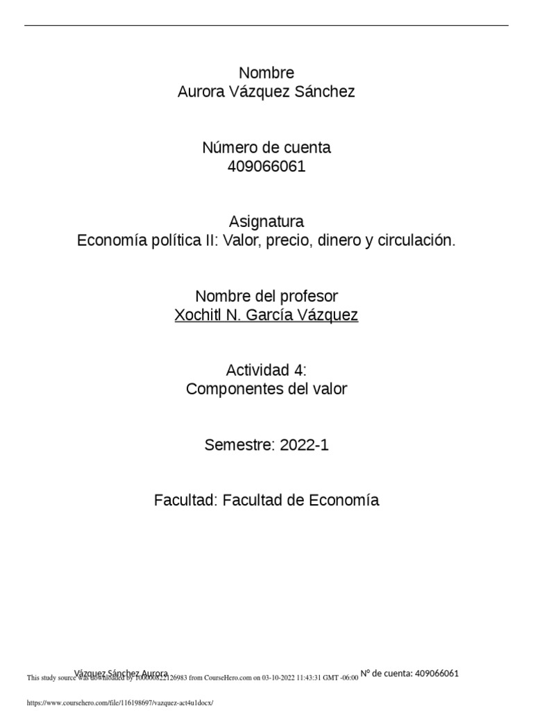 Act 4 U 1 | PDF | Capital (economía) | Capitalismo