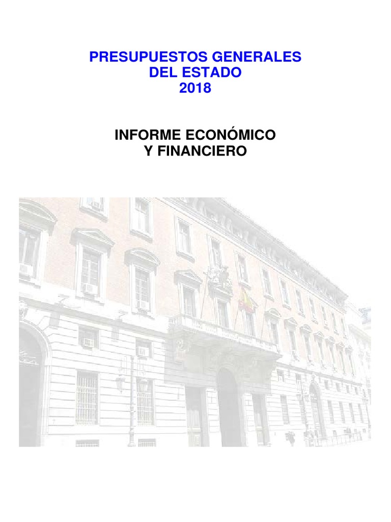 Informe Economico Financiero 2018 | PDF | Tasas de interés | Inflación