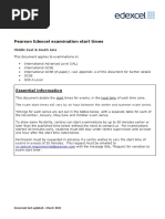 Winter 2026 BTEC Exam Timetable | PDF | Science