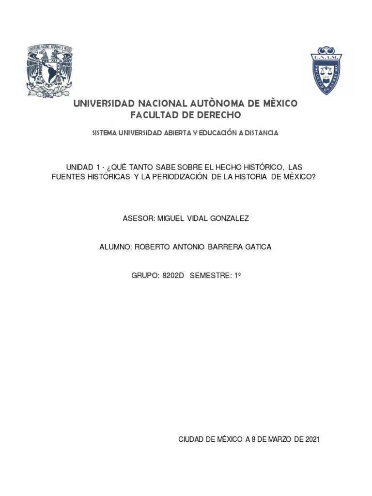 Roberto Antonio Barrera Gatica U1 | PDF