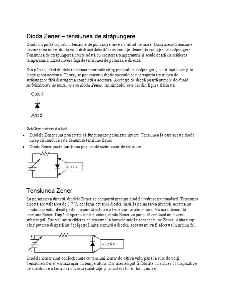 Zener Diode | PDF