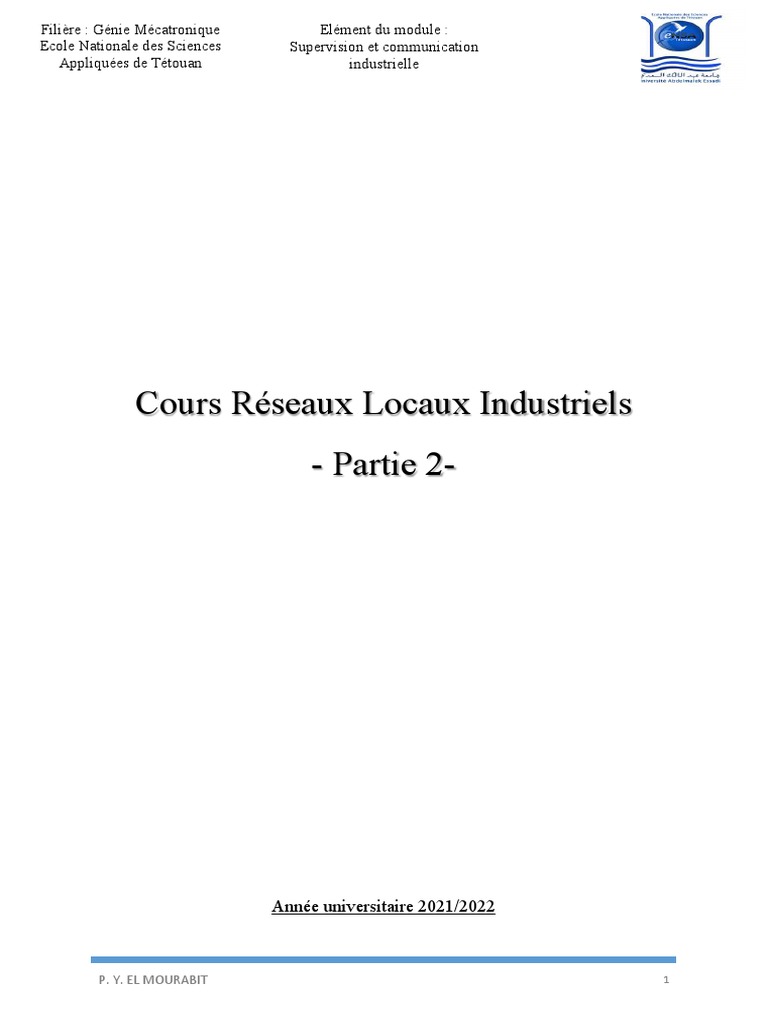 Communication Industrielle - Partie 2 | Download Free PDF | Réseau informatique | Ingénierie des ...