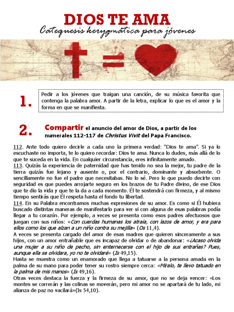 Dios te ama con un amor eterno | PDF | Amor