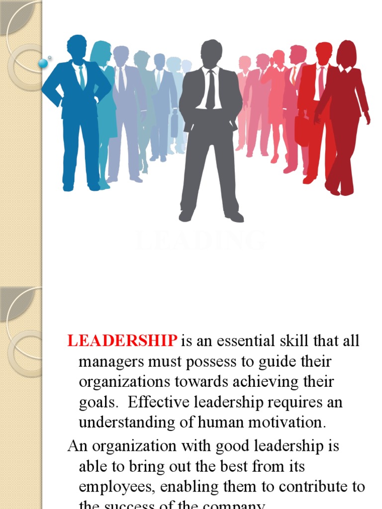 Chapter 11 Leading The Organization | PDF | Leadership | Motivational