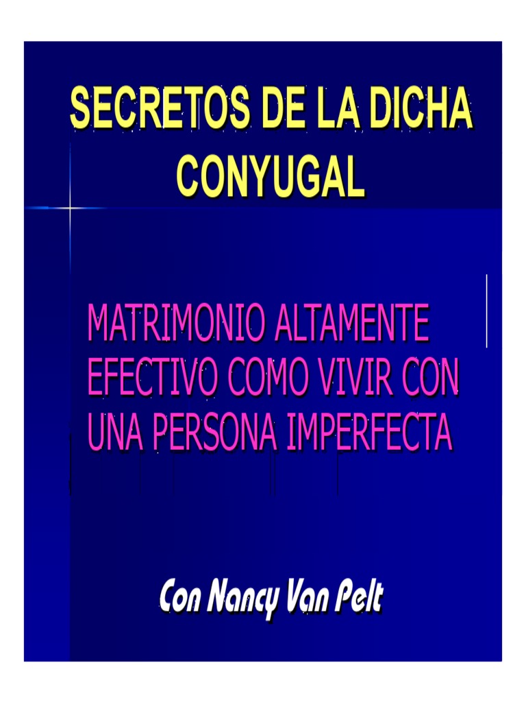 02 Como Vivir Con Una Persona Imperfecta | PDF