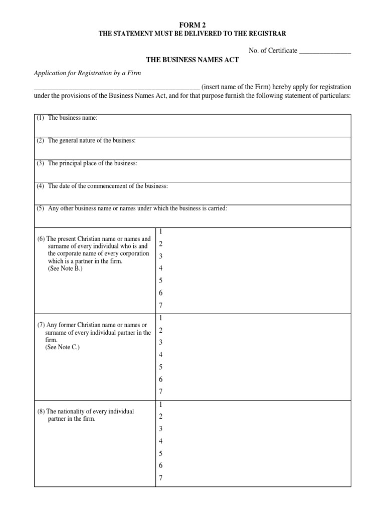 Form 2 - Updated Fillable | PDF | Private Law | Public Law