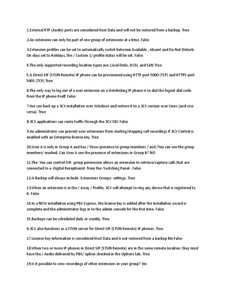 Document | PDF | Session Initiation Protocol | Backup