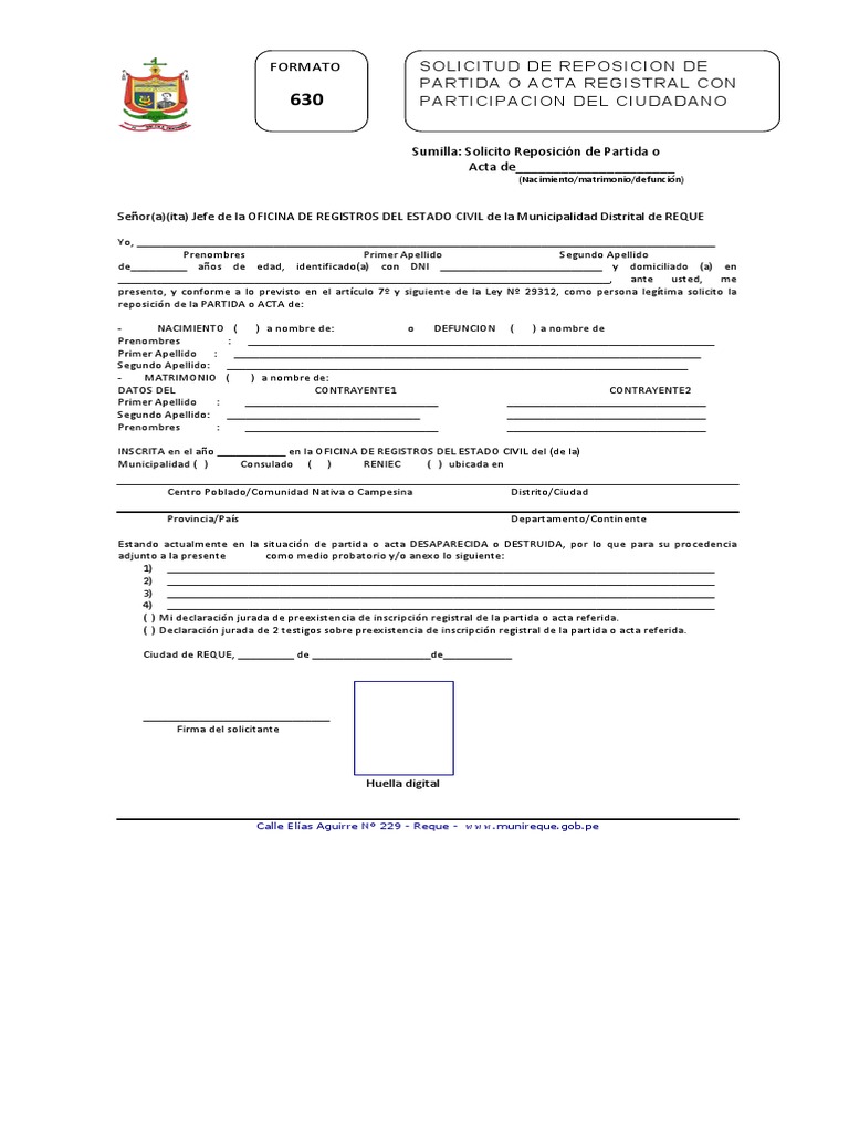 Formato 630 PDF | PDF | Gobierno y personalidad | Instituciones sociales