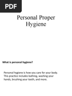Hygiene Chart | PDF