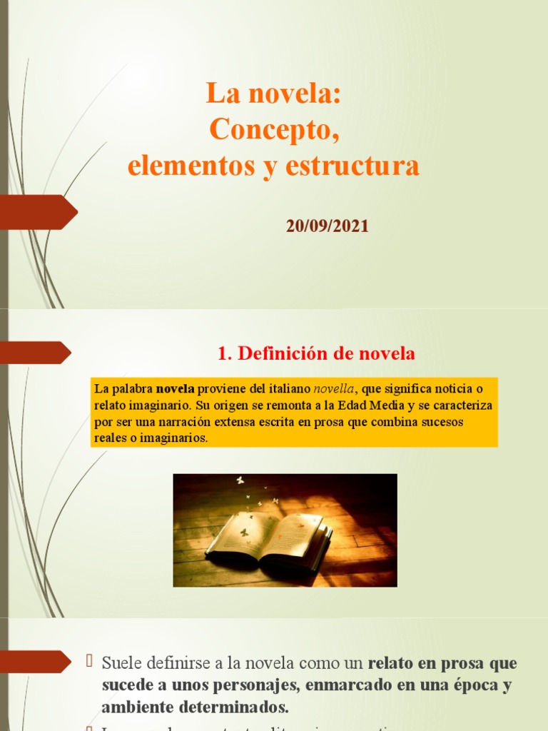 La-Novela y Sus Elementos | PDF | Clásicos | Ficción general