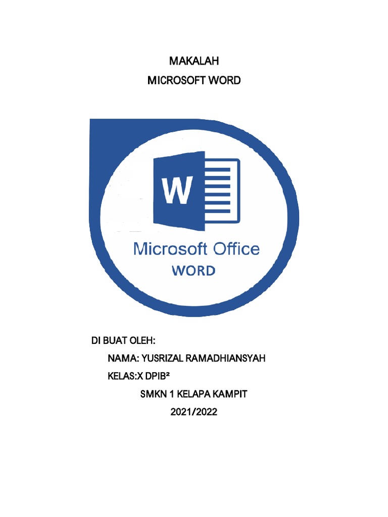 Makalah Microsoft Office Word | PDF