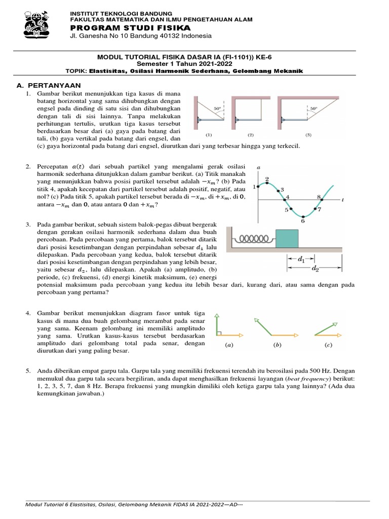SOAL-Modul-6-Fidas-IA - 2021-2022-1 | PDF | Sains & Matematika