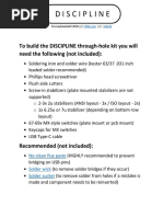 Holomat 2 Build Instructions | PDF | Equipment