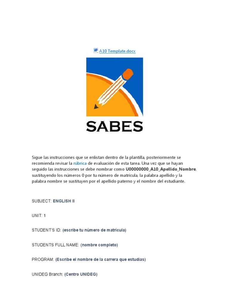 A10 Template (1) Assignment 8 | PDF