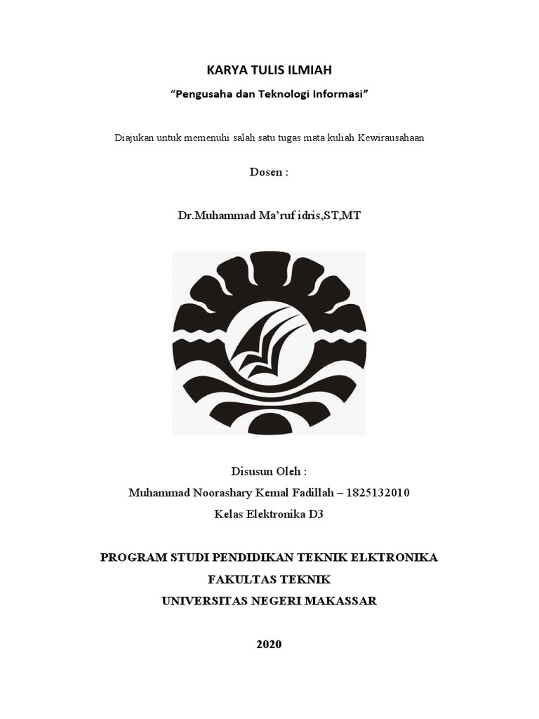 Tugas Karya Tulis Ilmiah | PDF