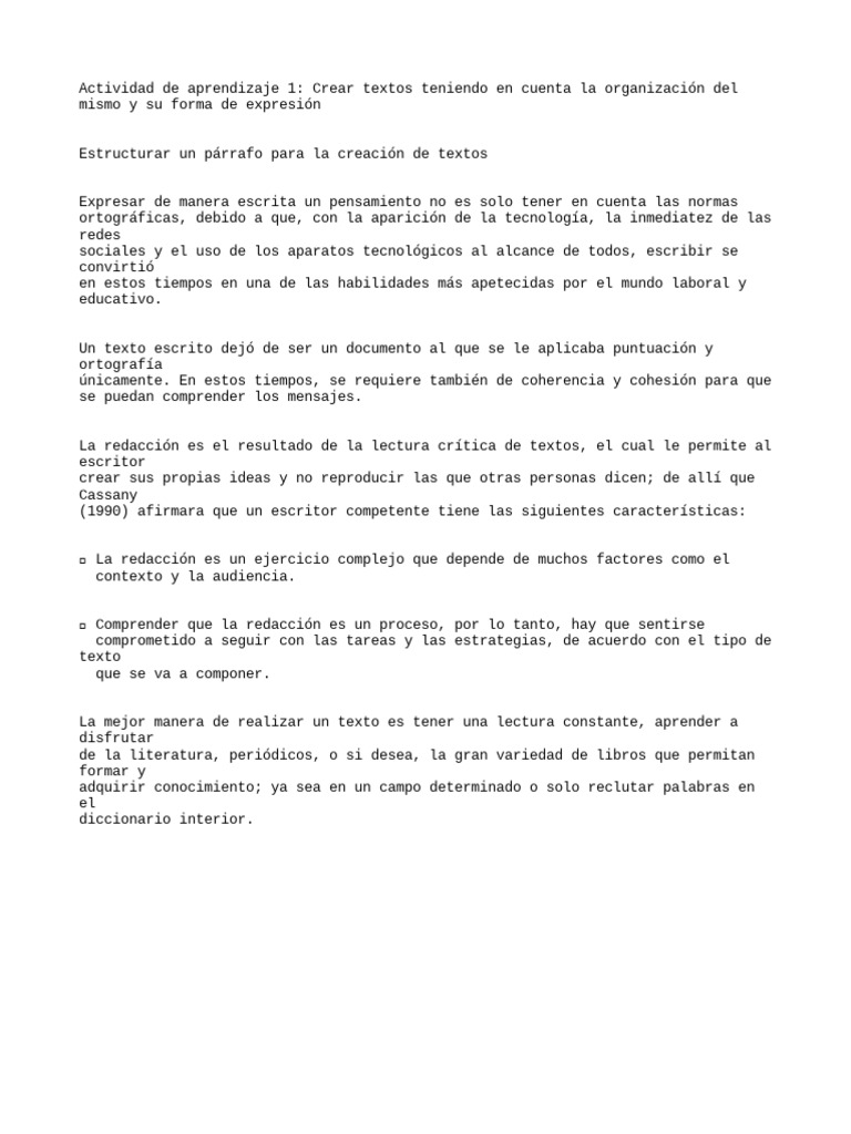 Estructura de Párrafos para Niños | PDF | Escritores | Aprendizaje