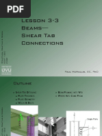 Truss Connections AISC Manual | PDF | Truss | Deformation (Engineering)