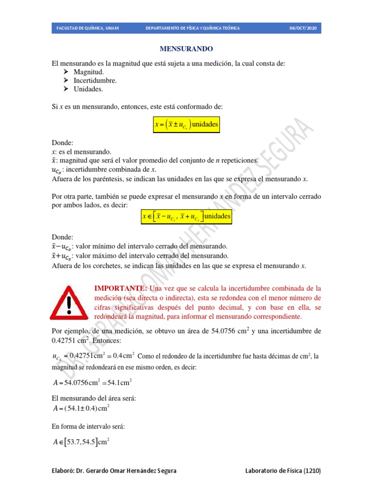 Ejercicios Resueltos Práctica 1 Mediciones y Sus Incertidumbres e Histograma | Descargar gratis ...