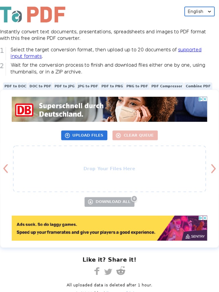 Supported Input Formats: Like It? Share It! | PDF