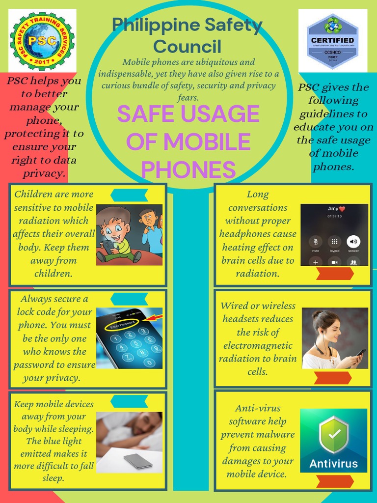 Philippine Safety Council | PDF | Mobile Phones | Telecommunications