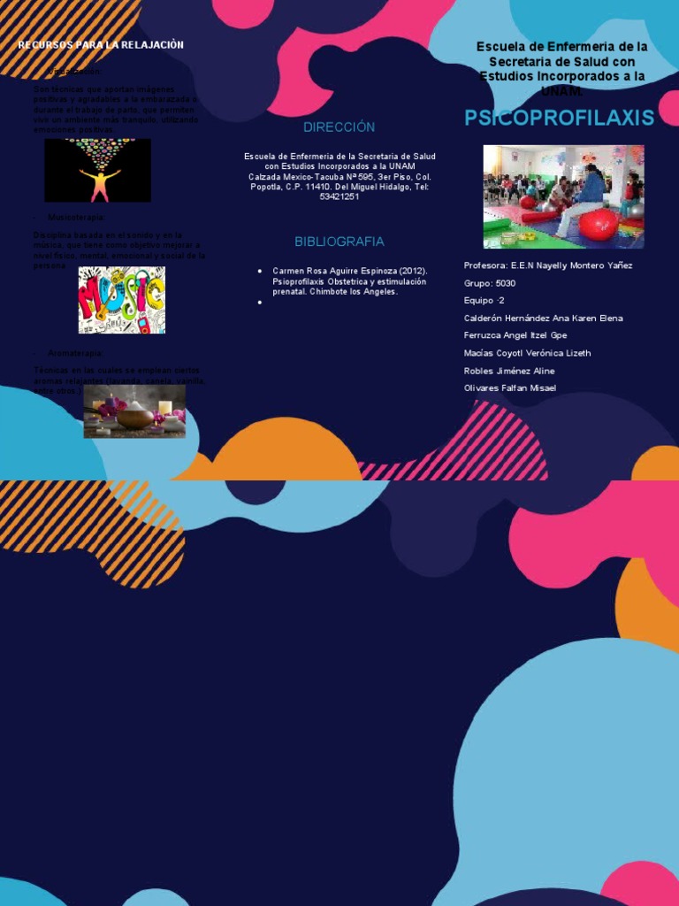 Triptico Psicoprofilaxis | PDF | Parto | Ciencias de la Salud