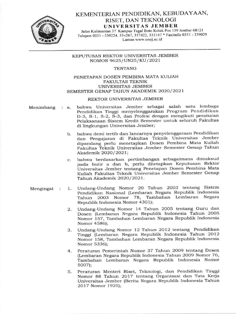 SK Mengajar Genap Ta 2021 Lengkap | PDF